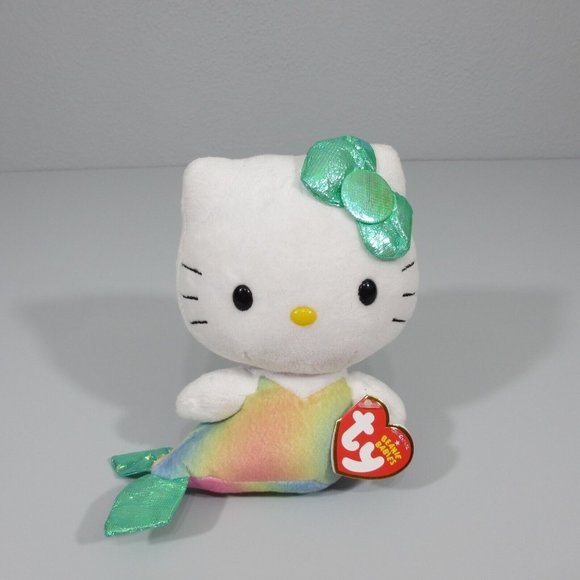Ty | Toys | Ty Beanie Babies Hello Kitty 6 Inch Plush Mermaid Green ...